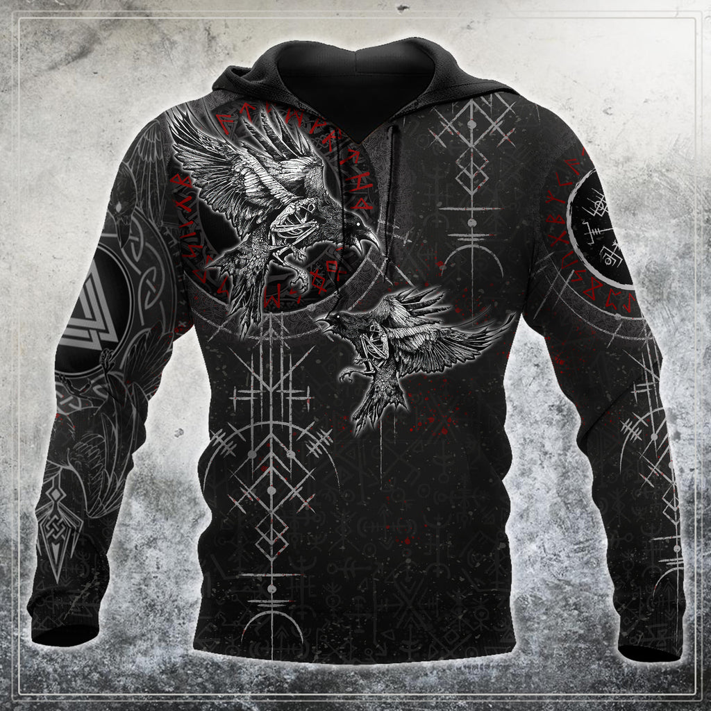 Sweat Viking Hugin et Munin | Medieval Fantasy